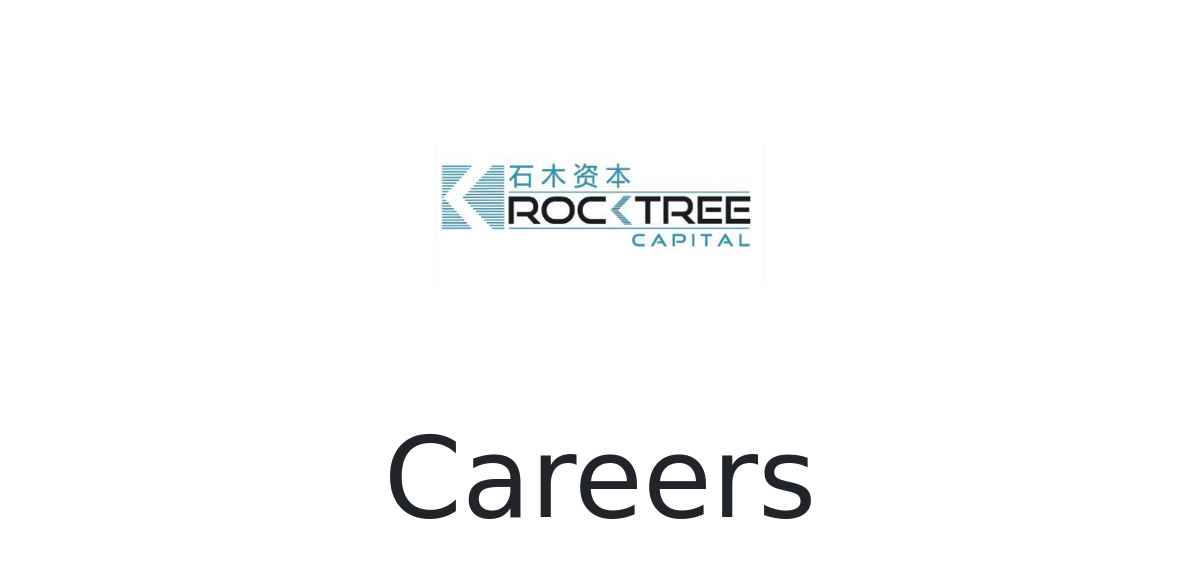 Careers at RockTree Capital