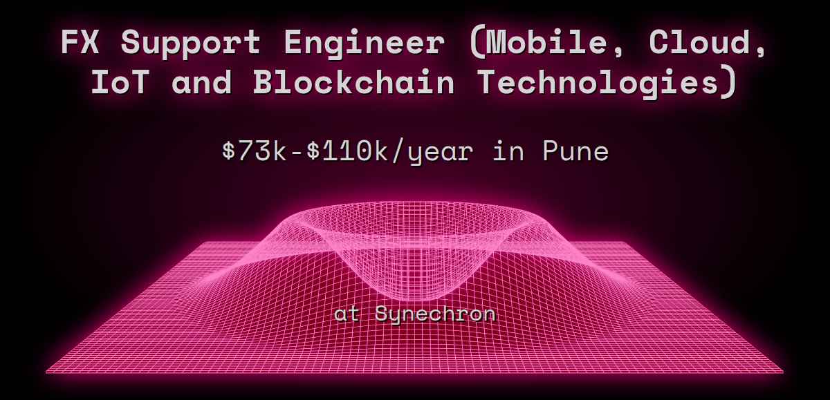 Web3 FX Support Engineer (Mobile, Cloud, IoT and Blockchain ...