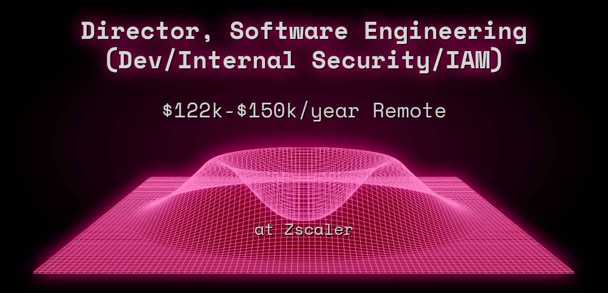 Web3 Director, Software Engineering (Dev/Internal Security/IAM) $122k ...
