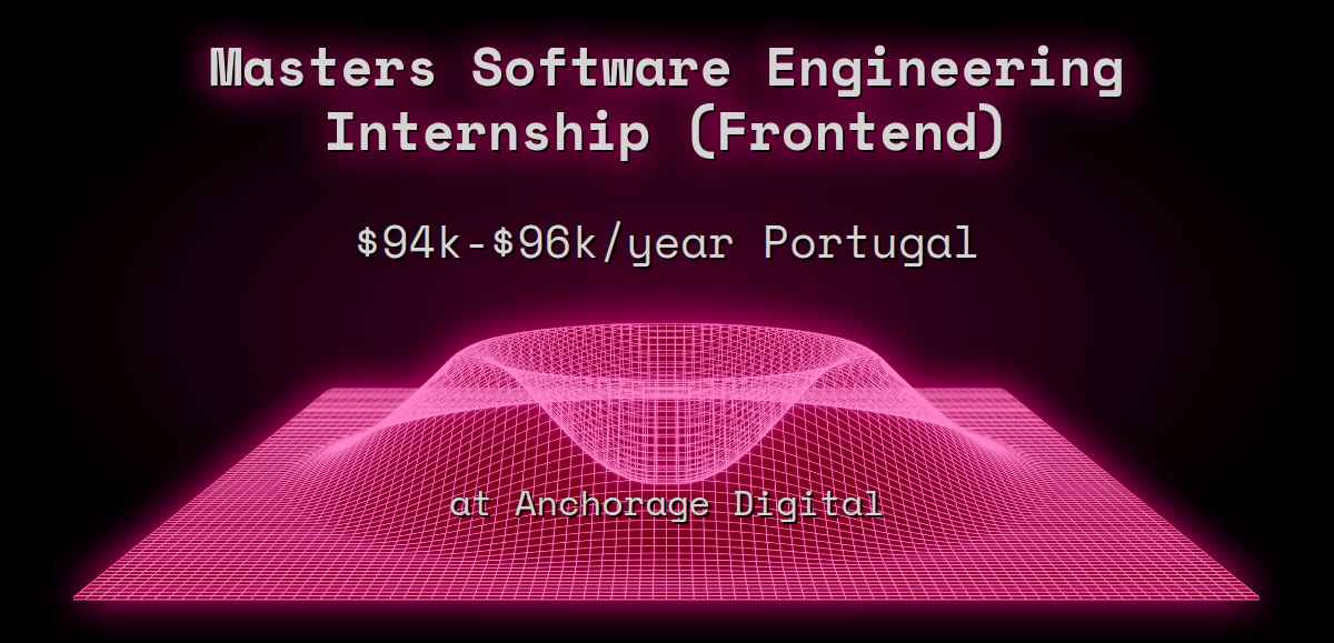 Web3 Masters Software Engineering Internship (Frontend) $94k - $96k ...