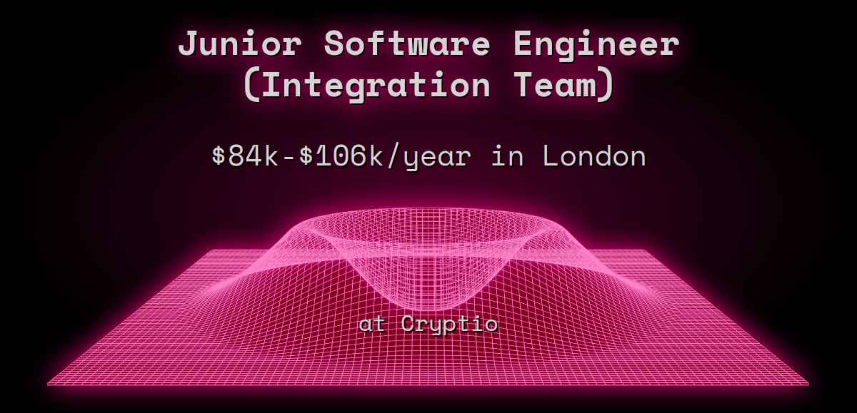 Web3 Junior Software Engineer (Integration Team) $84k - $106k in London ...