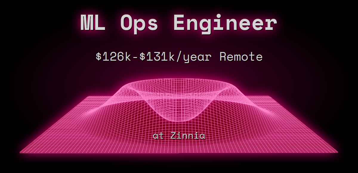 Web3 ML Ops Engineer $126k - $131k Remote at Zinnia