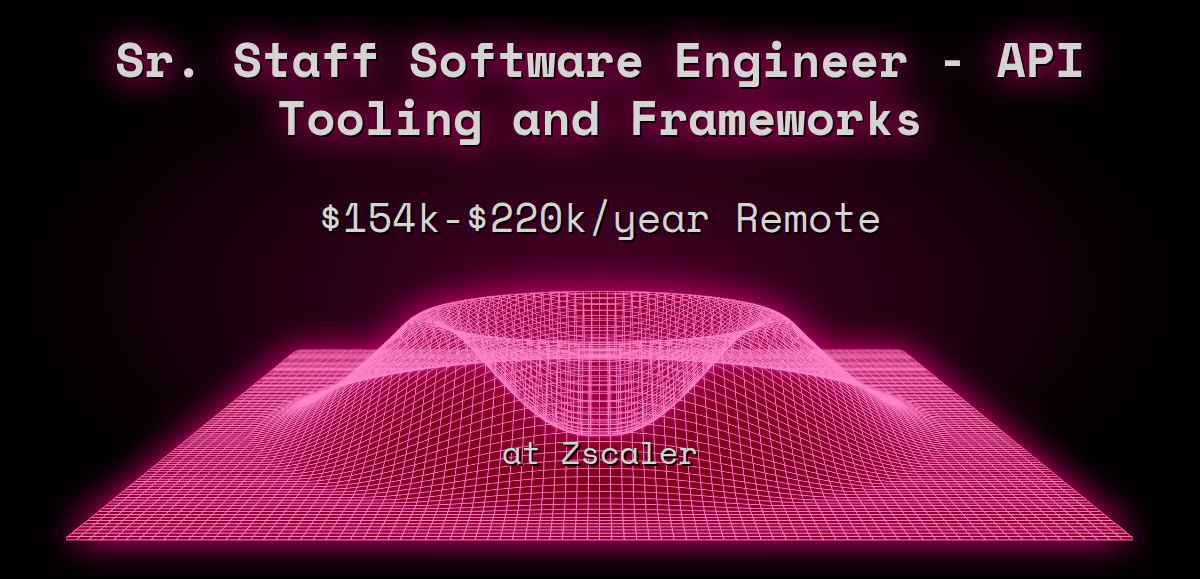 Web3 Sr. Staff Software Engineer - API Tooling and Frameworks $154k ...