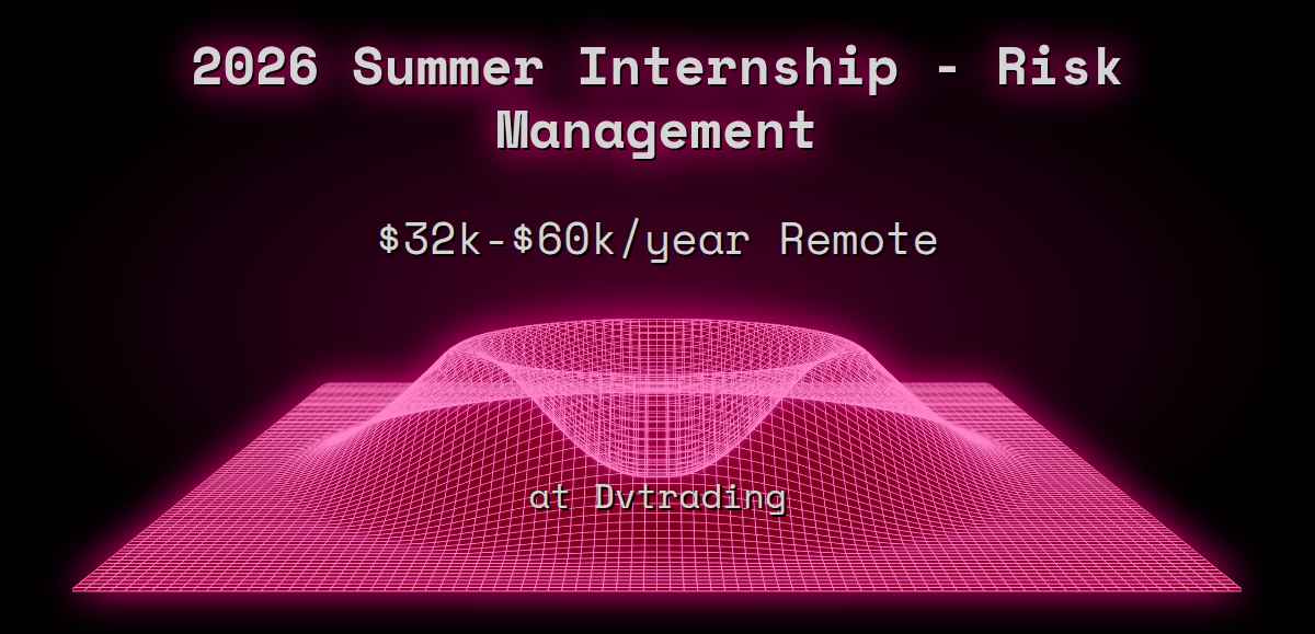 Web3 2026 Summer Internship - Risk Management $32k - $60k Remote at ...