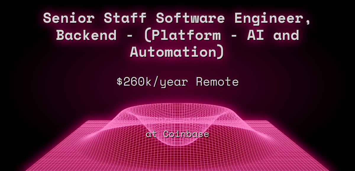 Web3 Senior Staff Software Engineer, Backend - (Platform - AI and ...