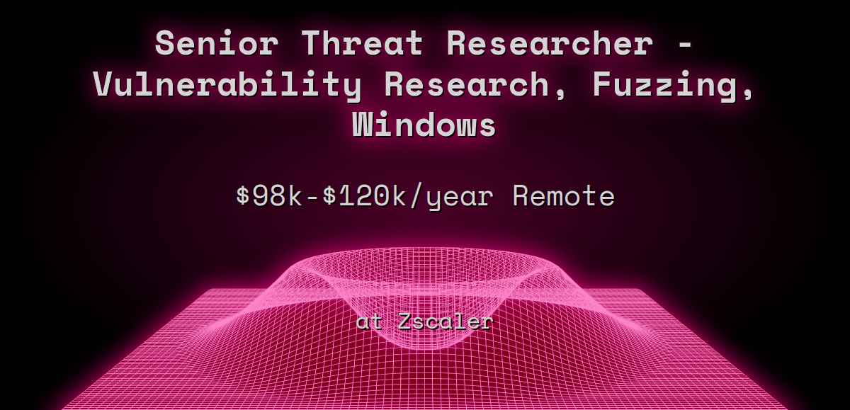 Web3 Senior Threat Researcher - Vulnerability Research, Fuzzing ...