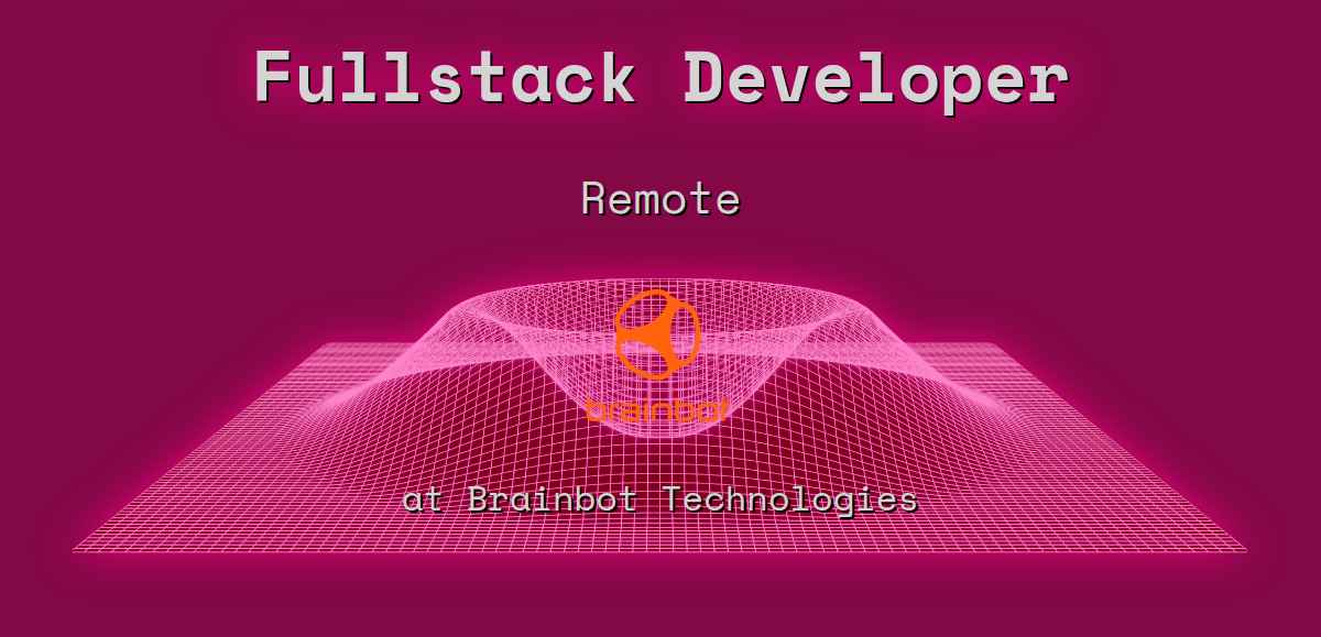 Web3 Fullstack Developer Remote at Brainbot Technologies