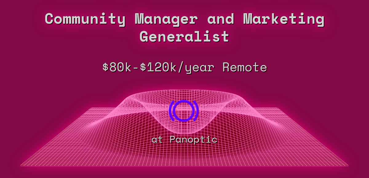 Web3 Community Manager and Marketing Generalist $80k - $120k Remote at ...