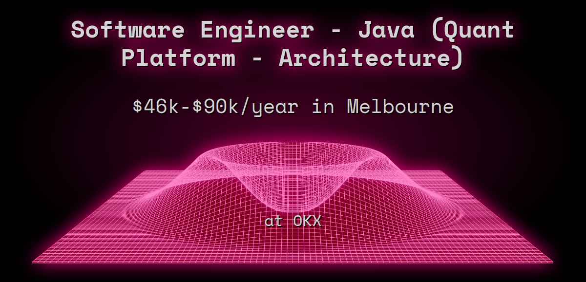 Web3 Software Engineer - Java (Quant Platform - Architecture) $46k ...