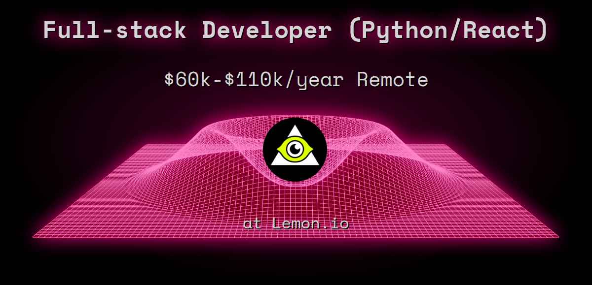Web3 Full Stack Developer Pythonreact 60k 110k Remote At
