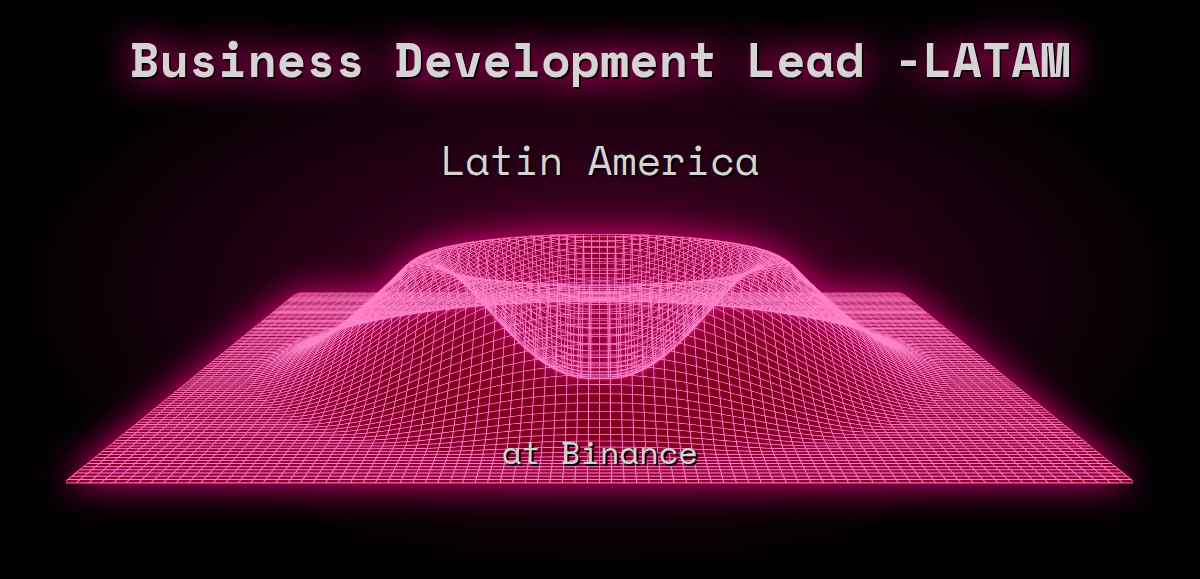 Web3 Business Development Lead -LATAM Latin America at Binance
