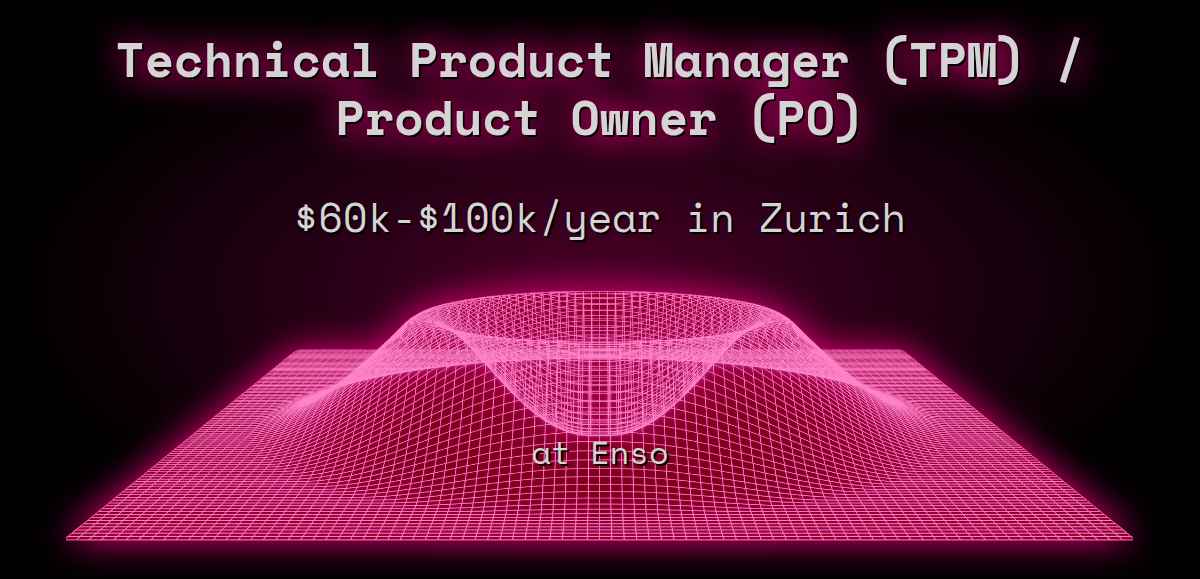 Web3 Technical Product Manager (TPM) / Product Owner (PO) $60k - $100k ...