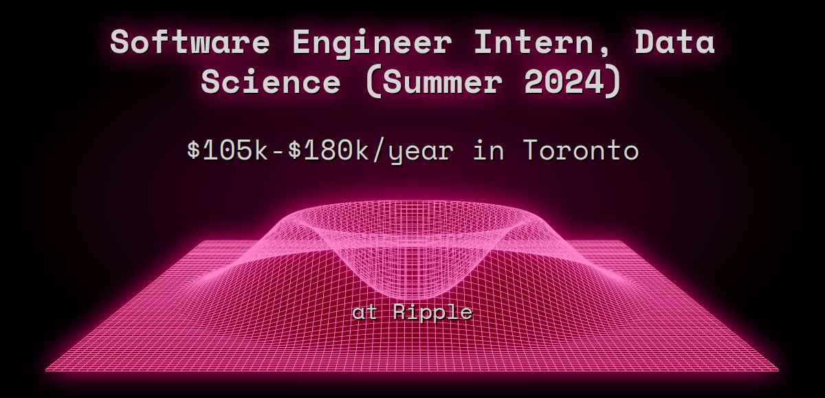 Web3 Software Engineer Intern, Data Science (Summer 2024) $105k - $180k ...