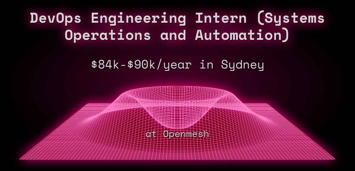 Web3 DevOps Engineering Intern (Systems Operations and Automation) $84k ...