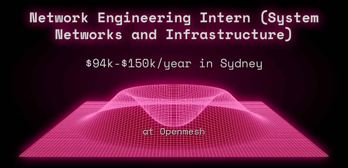 Web3 Network Engineering Intern (System Networks and Infrastructure ...