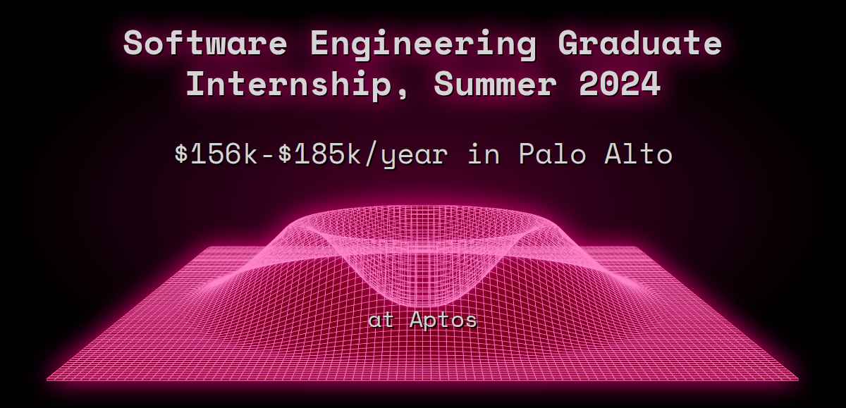 Web3 Software Engineering Graduate Internship, Summer 2024 $156k ...