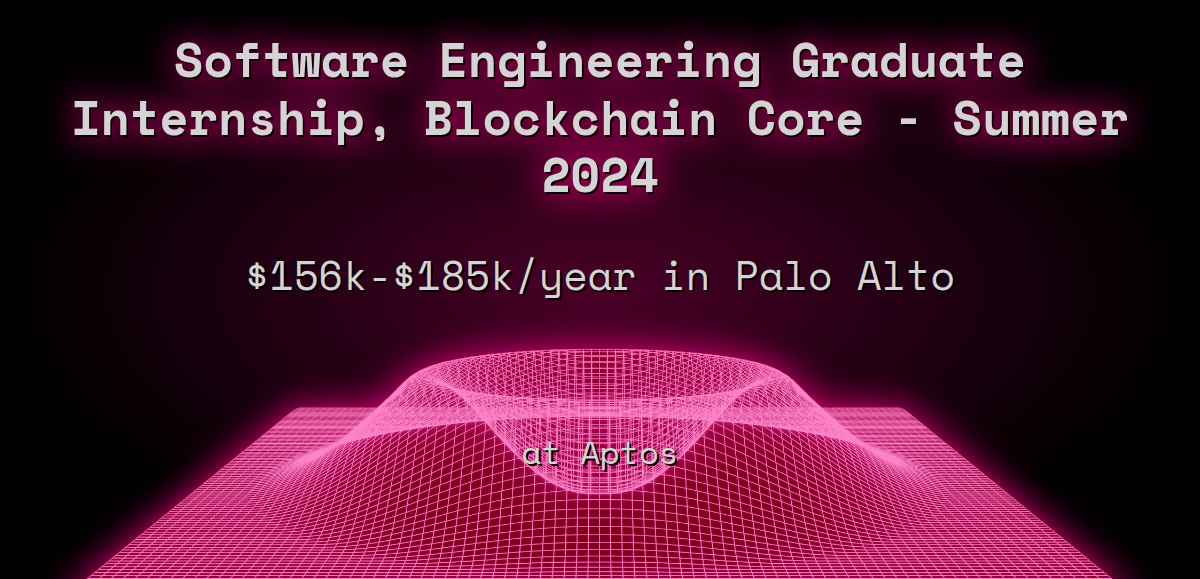 Web3 Software Engineering Graduate Internship, Blockchain Core - Summer ...
