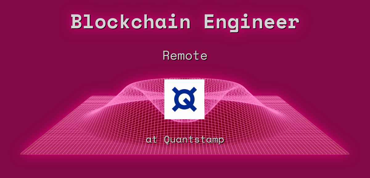 Web3 Blockchain Engineer Remote at Quantstamp