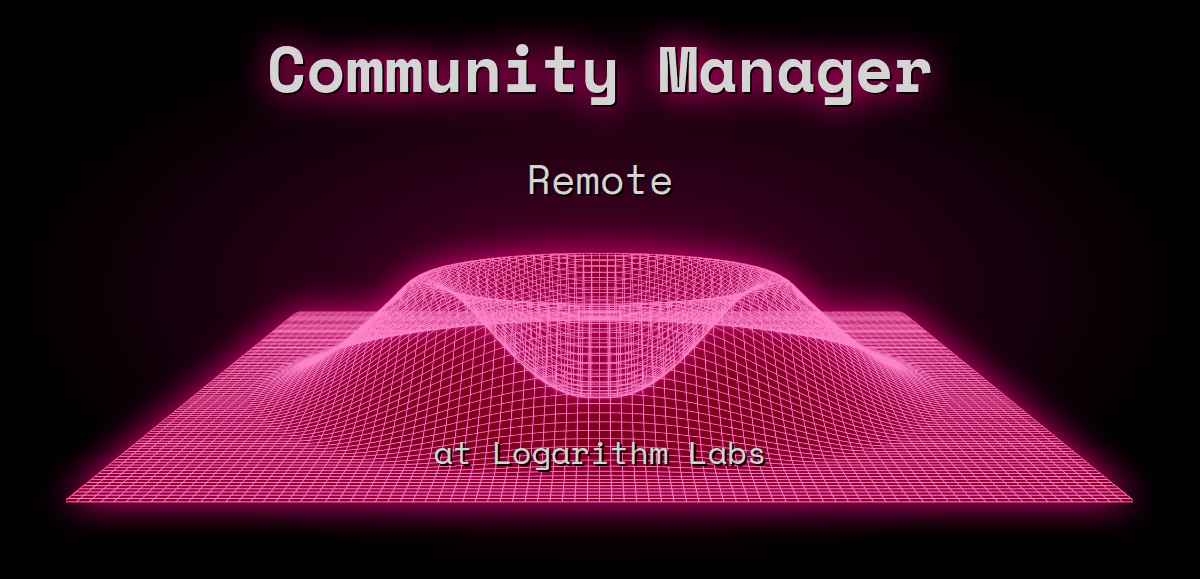 Web3 Community Manager Remote at Logarithm Labs