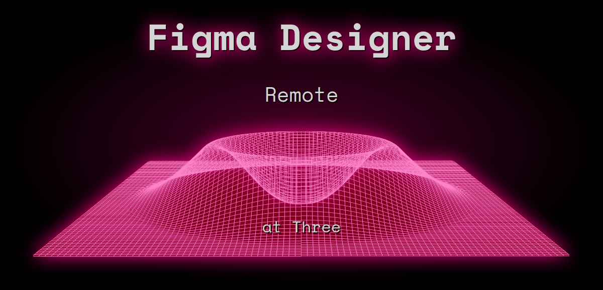 Web3 Figma Designer Remote at Three