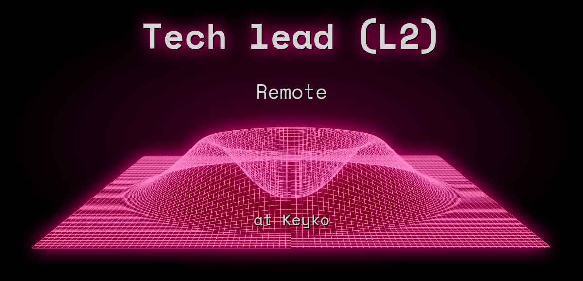 Web3 Tech lead (L2) Remote at Keyko