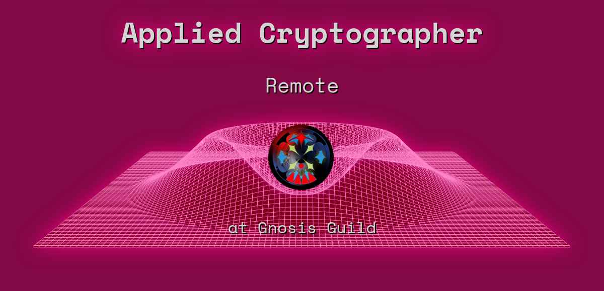 Web3 Applied Cryptographer Remote at Gnosis Guild