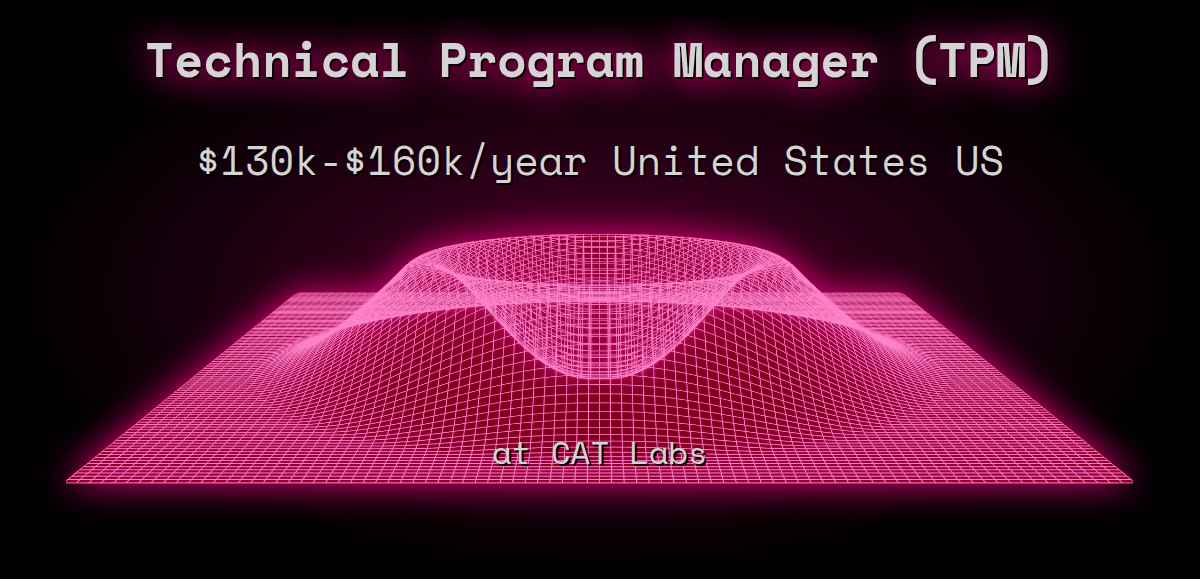 Web3 Technical Program Manager (TPM) $130k - $160k United States US at ...