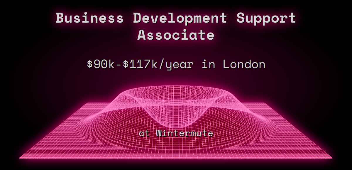 Web3 Business Development Support Associate $90k - $117k in London at ...