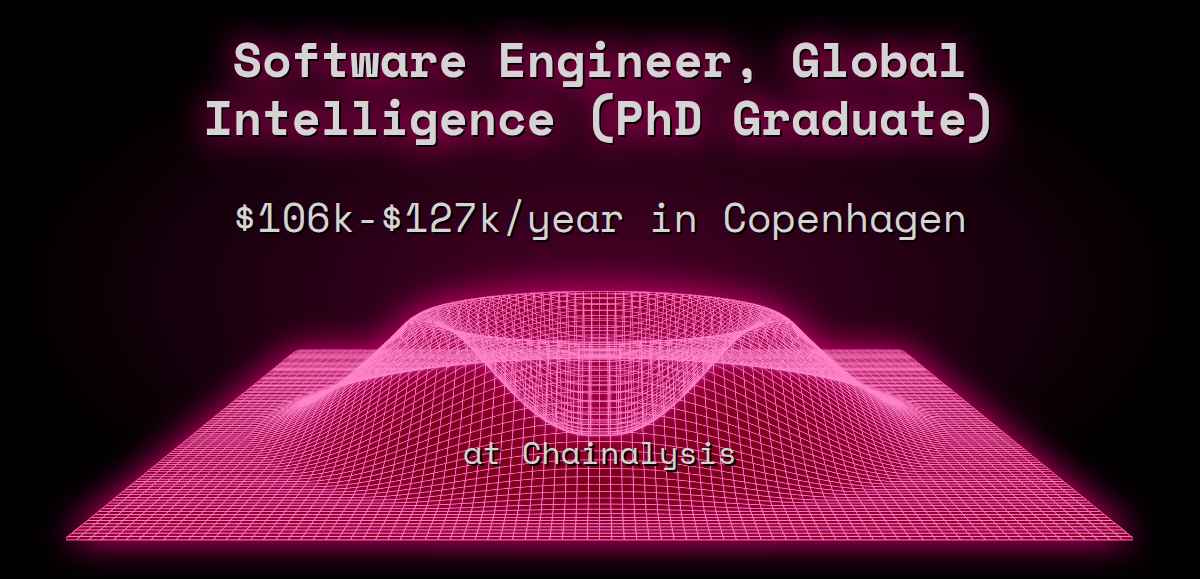 Web3 Software Engineer, Global Intelligence (PhD Graduate) $106k ...