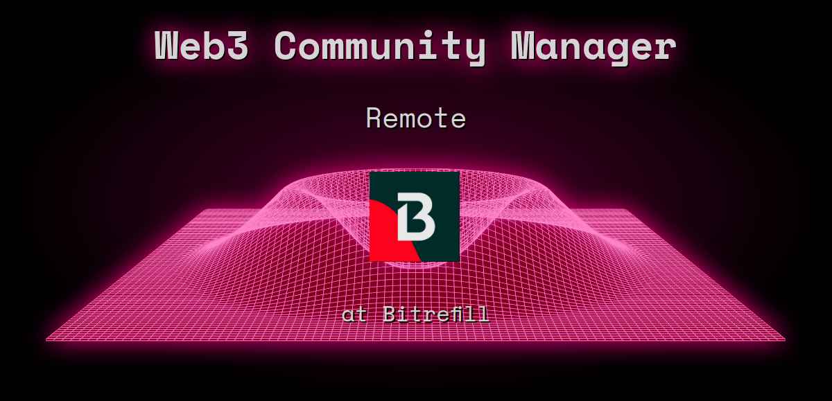 Web3 Community Manager Remote at Bitrefill