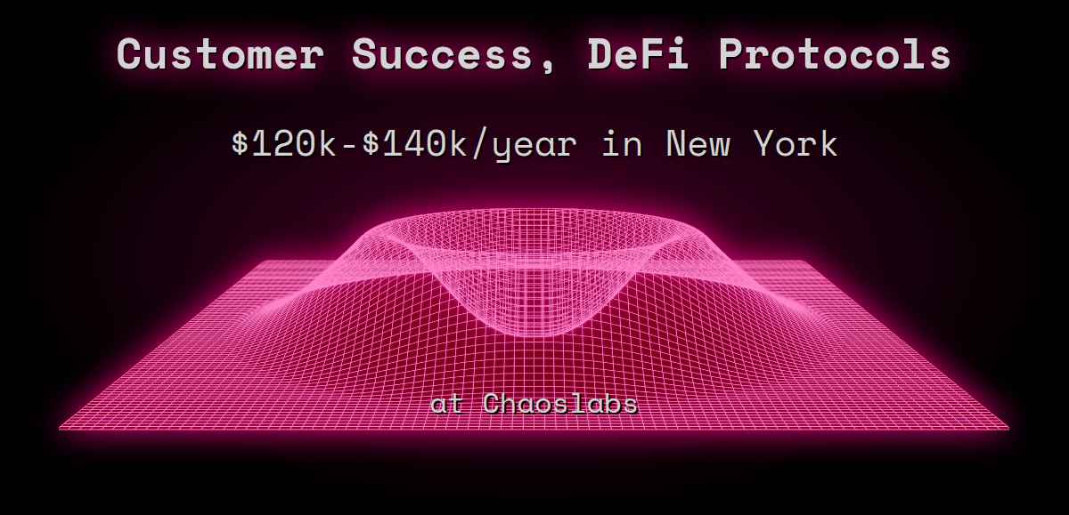 Web3 Customer Success, DeFi Protocols $120k - $140k in New York at ...