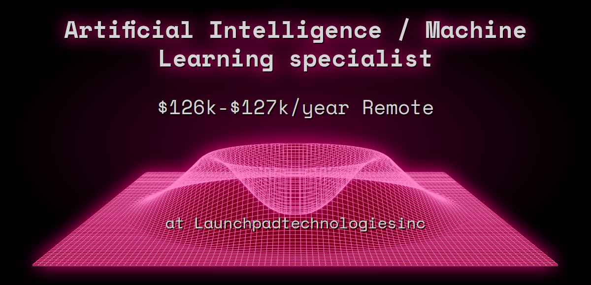 Web3 Artificial Intelligence / Machine Learning specialist $126k - $127k Remote at ...
