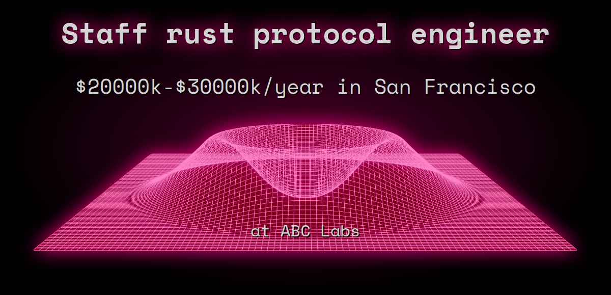 Web3 Staff rust protocol engineer $20000k - $30000k in San Francisco at ...