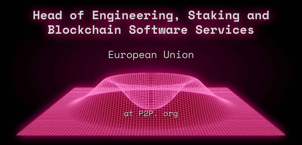 Web3 Head of Engineering, Staking and Blockchain Software Services ...