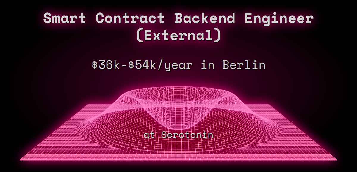 Web3 Smart Contract Backend Engineer External 36k 54k In Berlin 2672