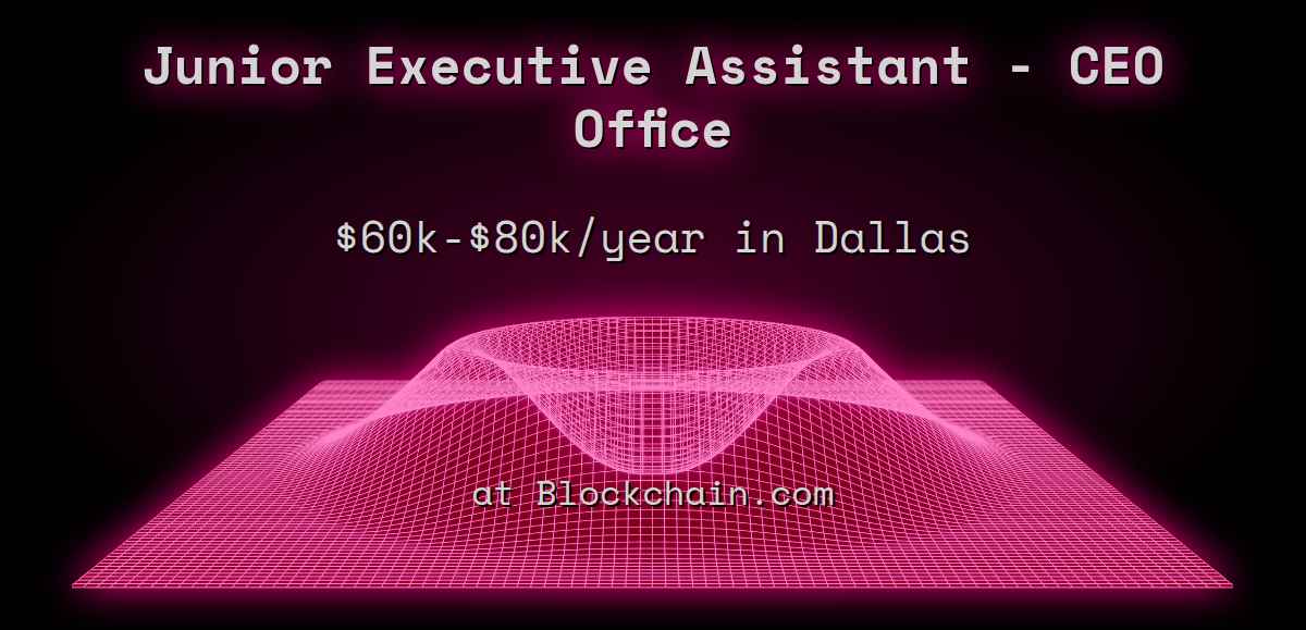 Web3 Junior Executive Assistant - CEO Office $60k - $80k in Dallas at ...