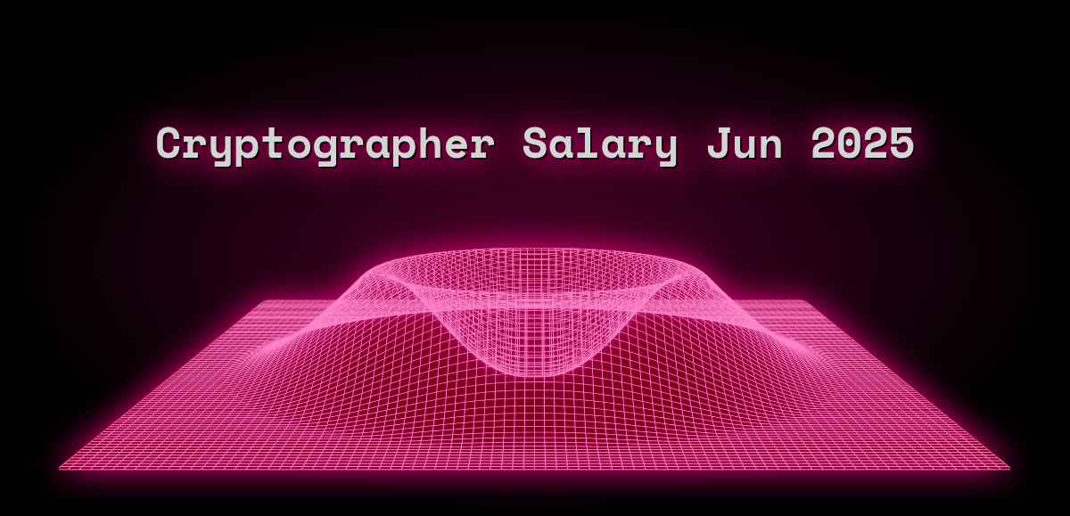 Cryptographer Salary - Jun 2025