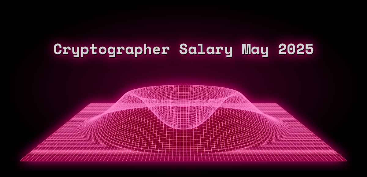 Cryptographer Salary - May 2025