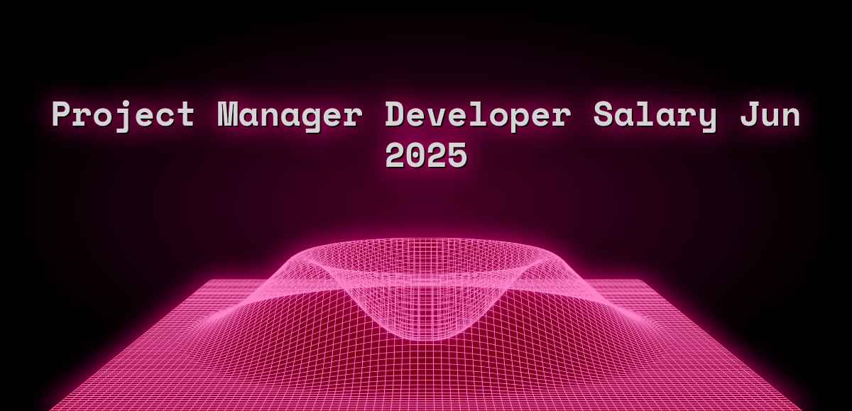 Project Manager Developer Salary - Jun 2025