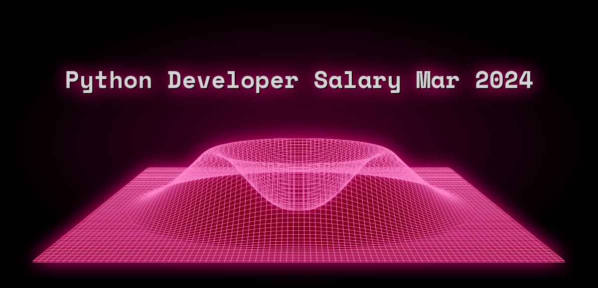 Python Developer Salary - Mar 2024