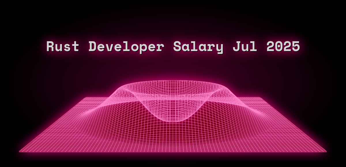 Rust Developer Salary - Jul 2025