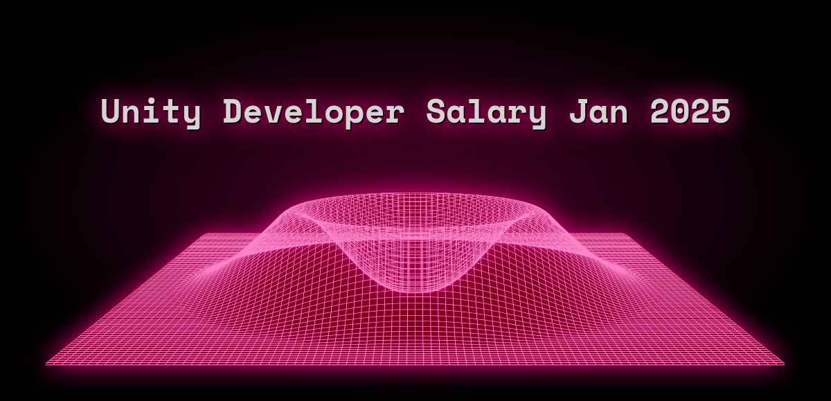 Unity Developer Salary - Jan 2025