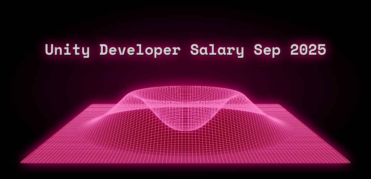 Unity Developer Salary - Sep 2025