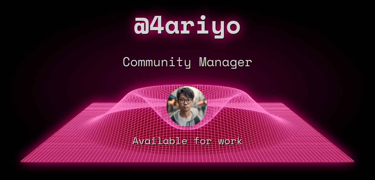 Web3 Community Manager in Indonesia: @4ariyo | Web3 Jobs