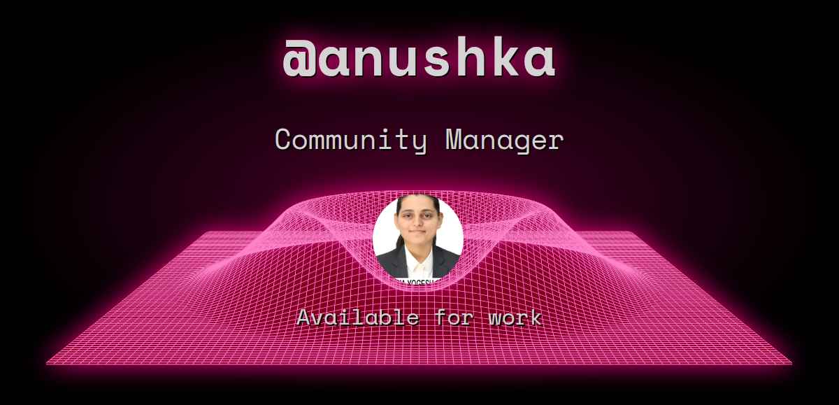 Web3 Community Manager in India: @anushka | Web3 Jobs