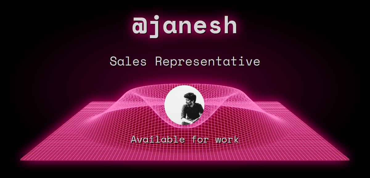 Web3 Sales Representative in India: @Janesh | Web3 Jobs