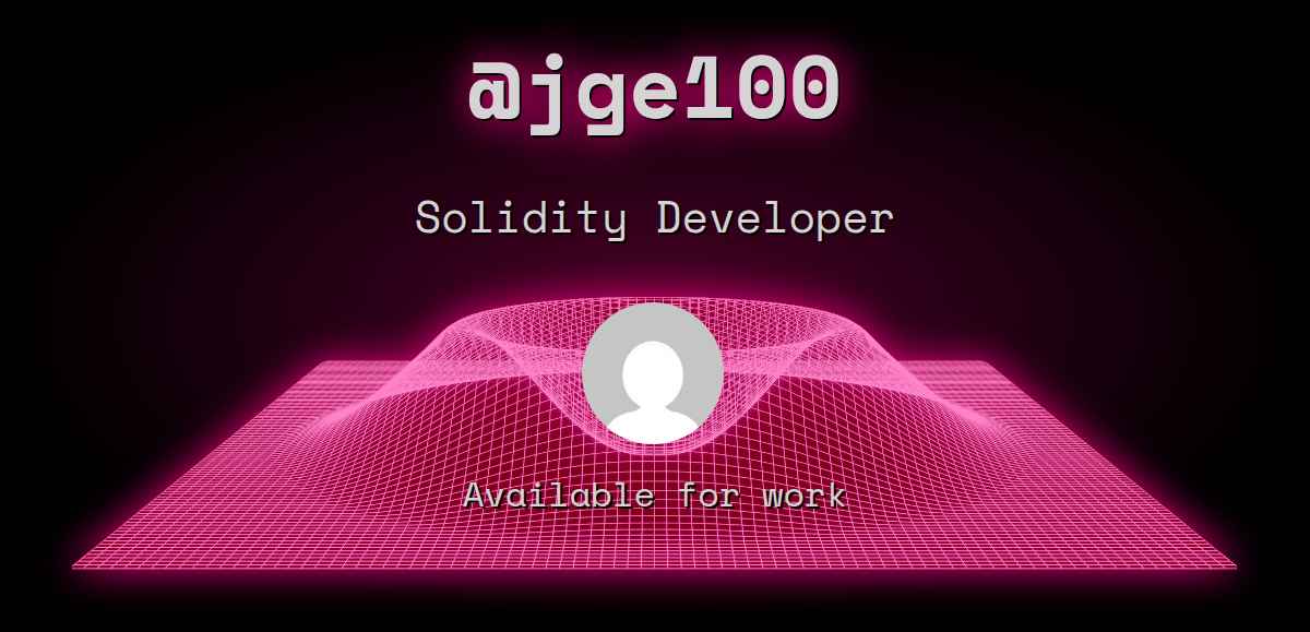 Solidity Developer in Hong Kong: @JgE100 | Web3 Jobs