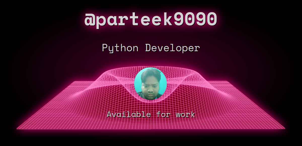 Web3 Python Developer in India: @Parteek9090 | Web3 Jobs