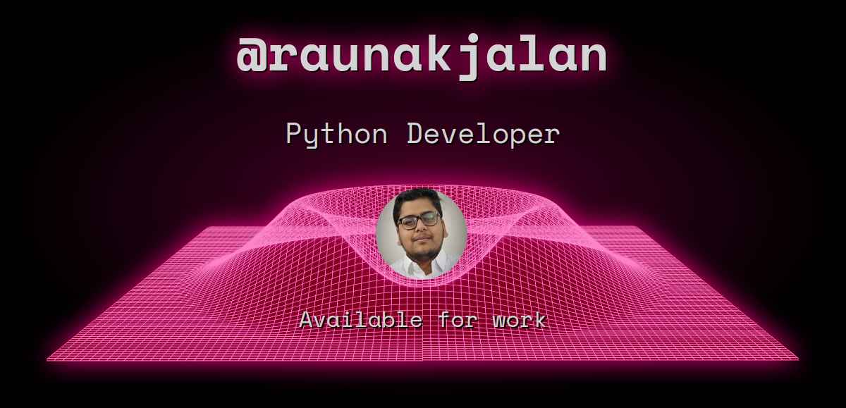 Web3 Python Developer in India: @raunakjalan | Web3 Jobs