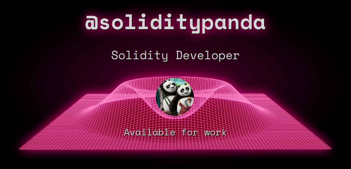 Solidity Developer in Uganda: @soliditypanda | Web3 Jobs